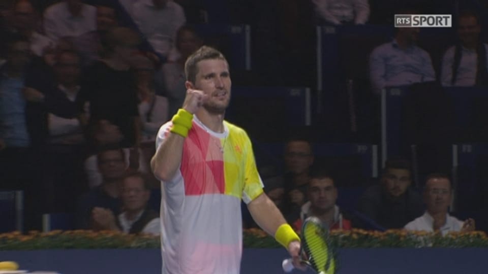 Tennis - Bâle. 3e quart de finale. Stan Wawrinka (SUI) – Mischa Zverev ...