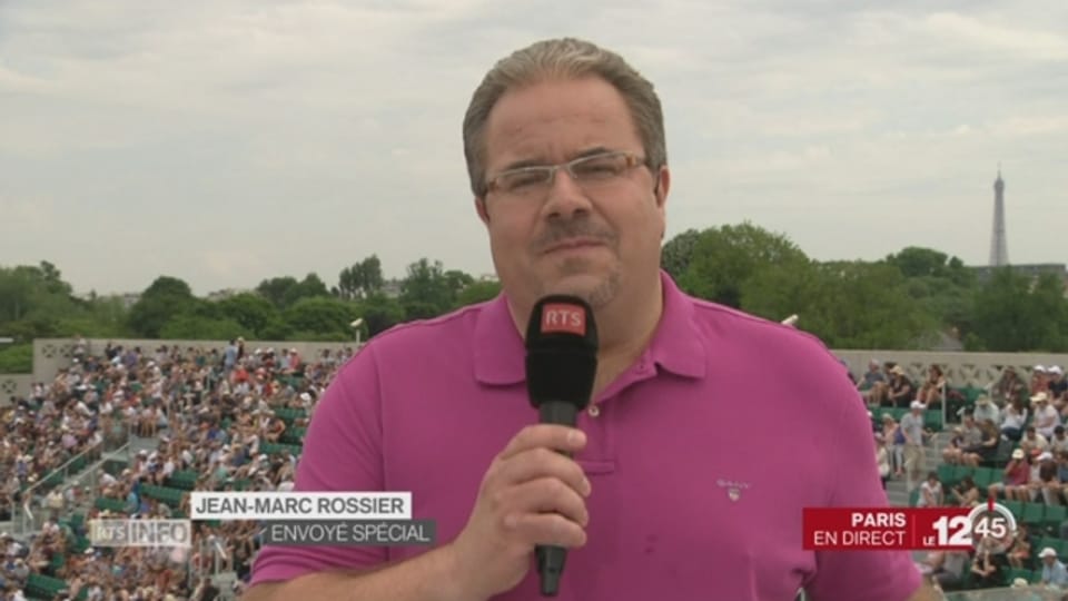 12h45 - Tennis / Roland-Garros: le point avec Jean-Marc Rossier, à ...