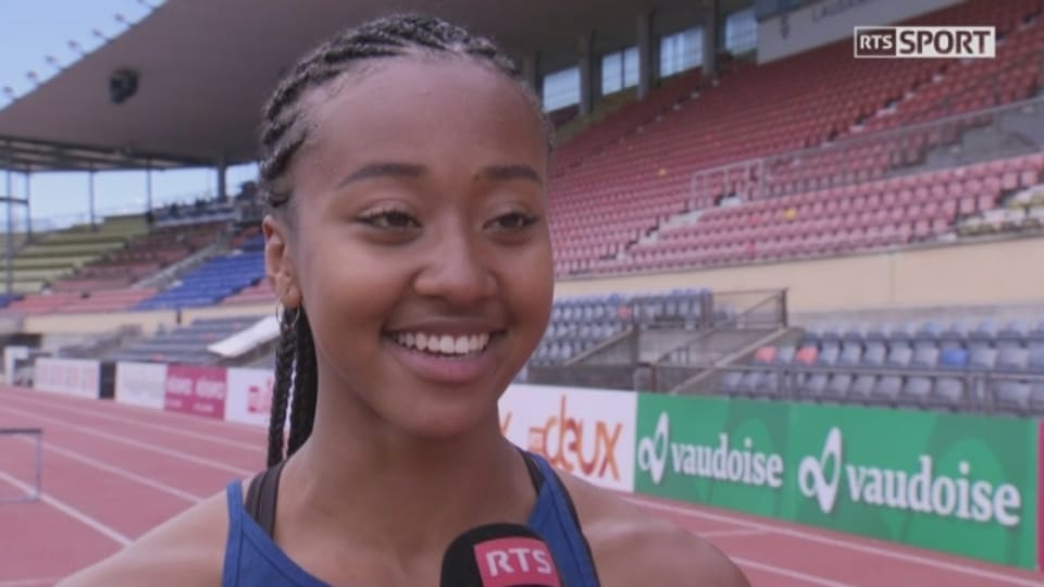 RTS Sport Bonus - Athlétisme: la sprinteuse vaudoise Sarah Atcho se ...