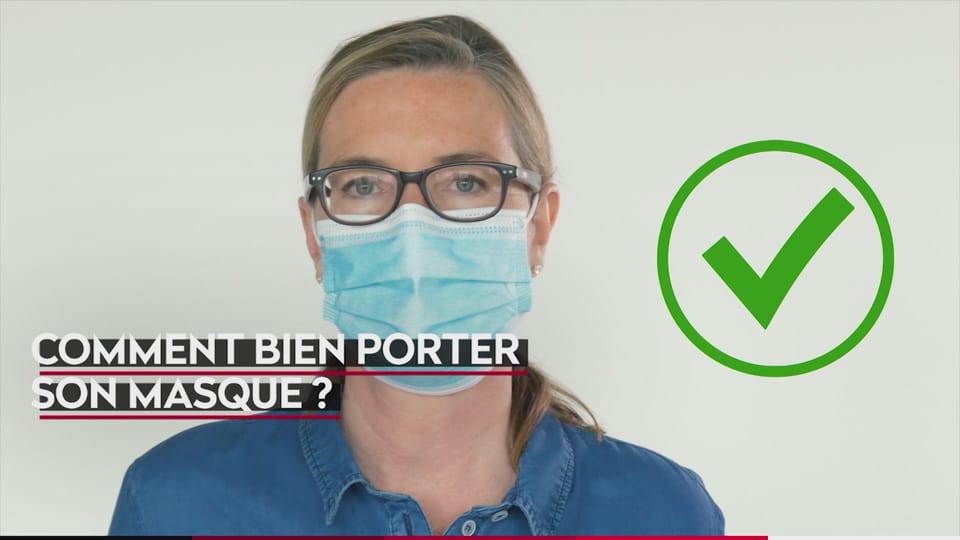 Communication d'entreprise - Comment bien porter un masque ? - Play RTS