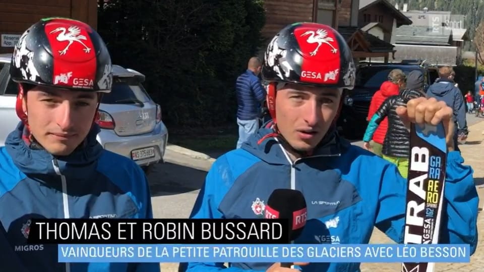 RTS Sport - Patrouille des Glaciers: le trio formé par Thomas Bussard ...