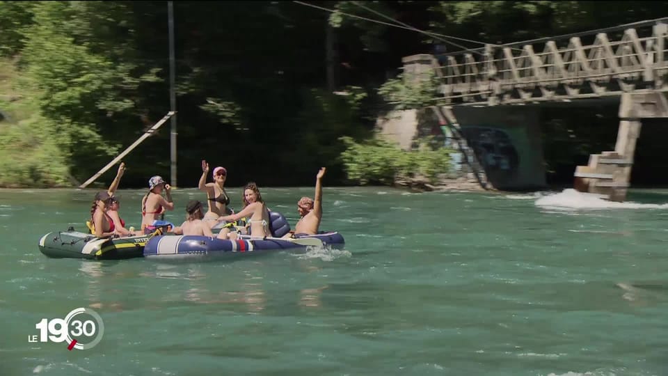 19h30 - Dans le canton de Berne, la très prisée descente de l’Aar en ...