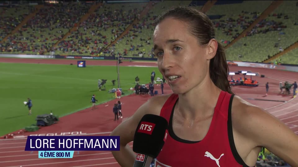 Championnats Européens - Athlétisme, 800m dames: interview de Lore ...