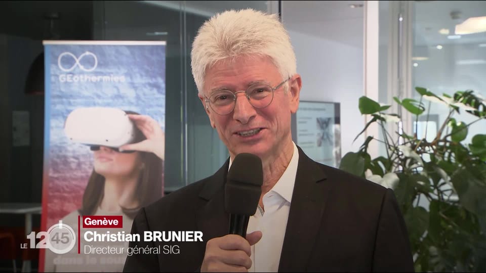 12h45 - Essor de la géothermie à Genève. Les explications de Christian ...