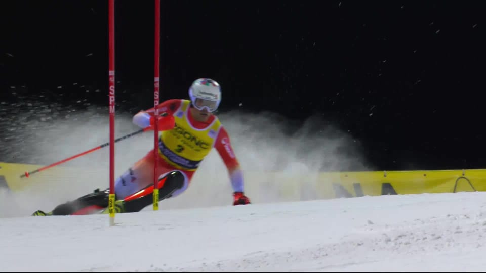 Ski alpin - Madonna di Campiglio (ITA), slalom messieurs, 2e manche: Yule (SUI) s’offre une 3e ...