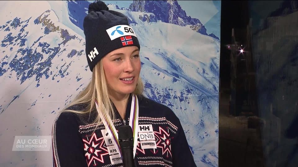 Au Coeur des Mondiaux - Super G : Entretien avec Kajsa Vickhoff Lie ...