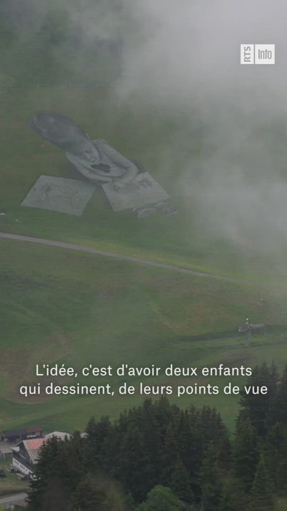 L'actu en vidéo - L'artiste Saype de retour à Villars avec deux ...