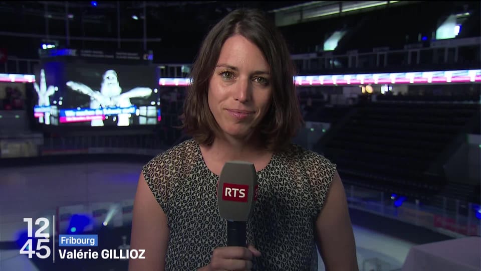12h45 - Valérie Gillioz, journaliste de la RTS, décrit l'ambiance au ...