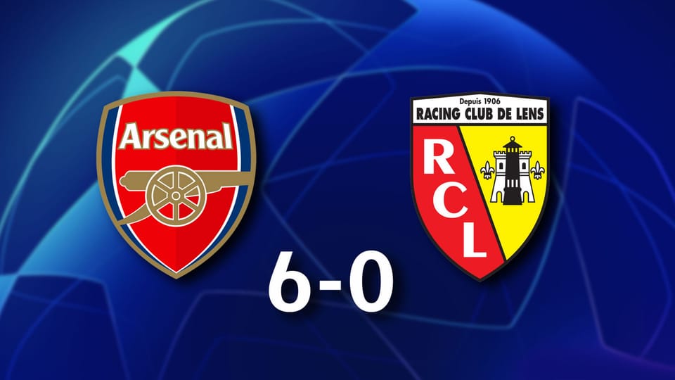 Football - Ligue des champions UEFA - 5e journée, Arsenal - Lens (6-0 ...