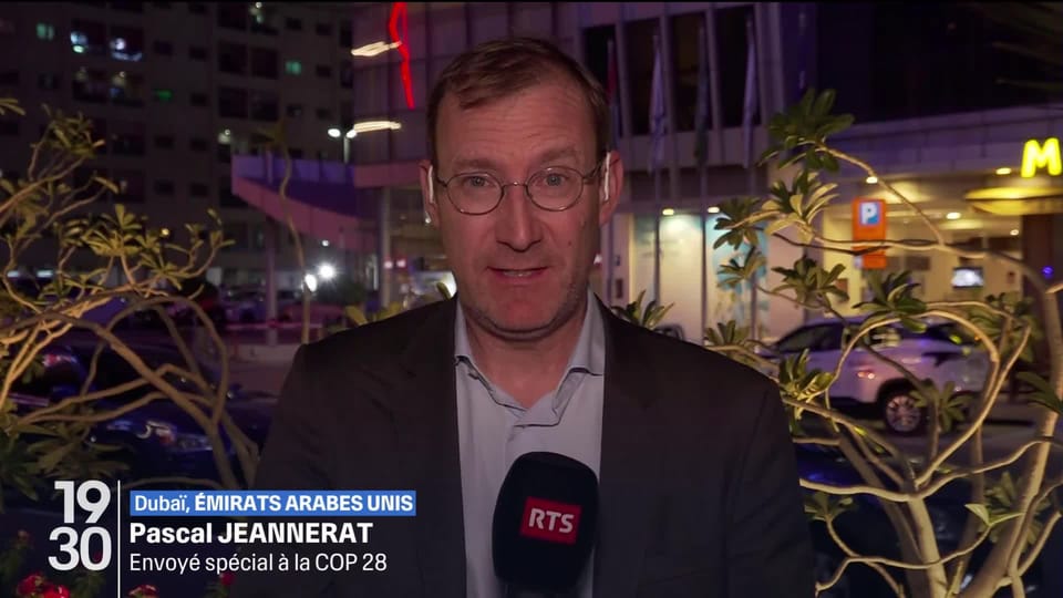 19h30 - Pascal Jeannerat, envoyé spécial de la RTS à Dubaï, évoque ...