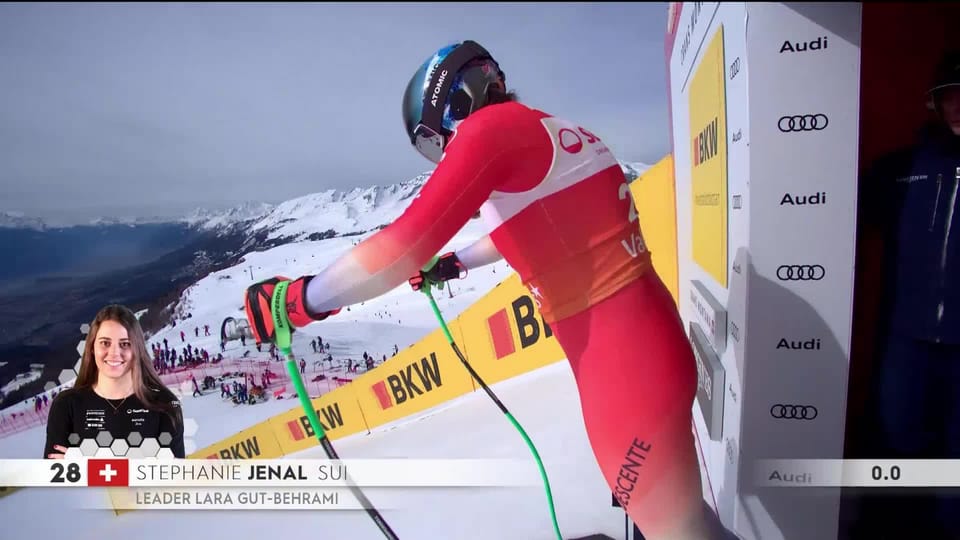 Ski alpin - Crans-Montana, descente dames: Stephanie Jenal (SUI) au ...