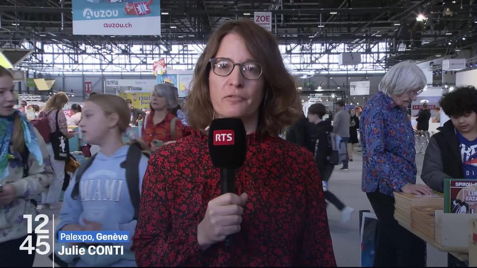 12h45 - Ouverture du Salon du livre à Genève avec trois auteurs romands ...
