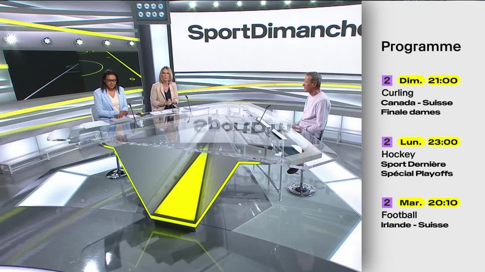Sport dimanche - Programme de la semaine - Play RTS