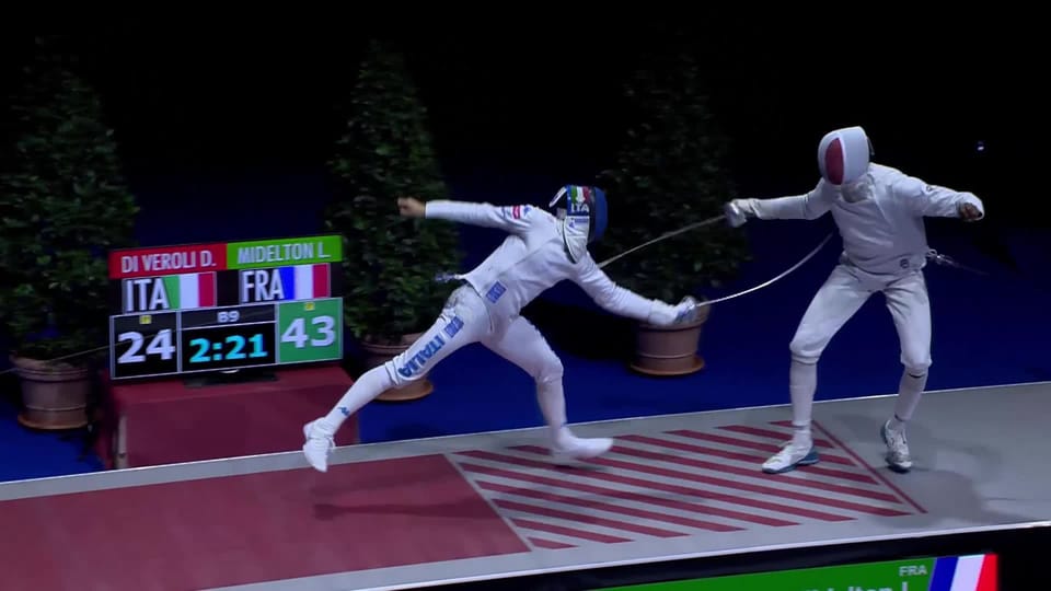 Escrime - Bâle, finale épée messieurs par équipe: la France écrase l ...