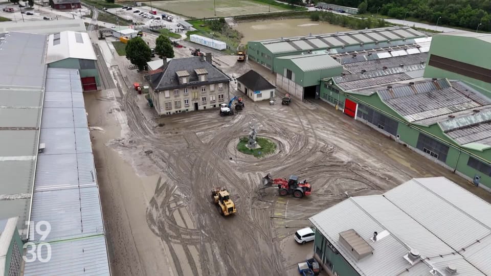 19h30 - Après les fortes inondations, le Valais se mobilise pour aider ...