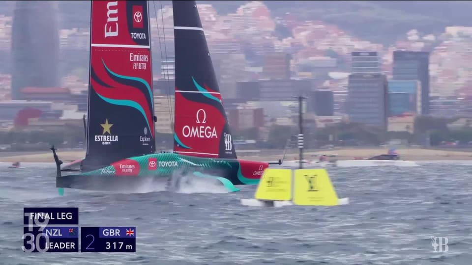 19h30 - Coupe de l'America :Team New Zealand remporte les deux ...