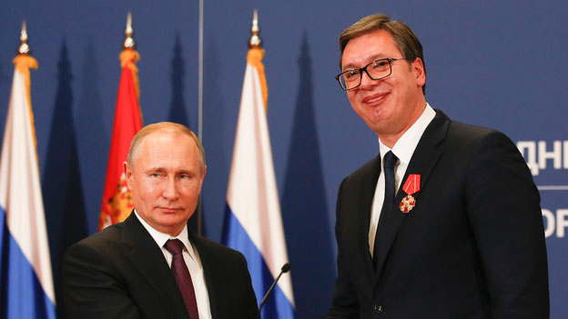 Staatsbesuch in Belgrad - «Vucic sonnt sich in Putins Beliebtheit ...